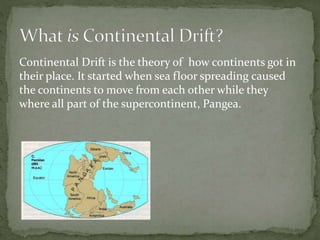 Continental drift | PPTX