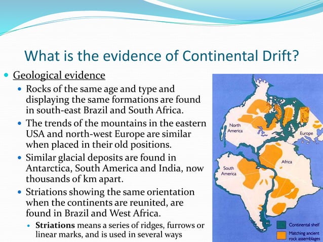 Continental drift - A2 Geography | PPTX