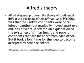 Continental drift | PPTX