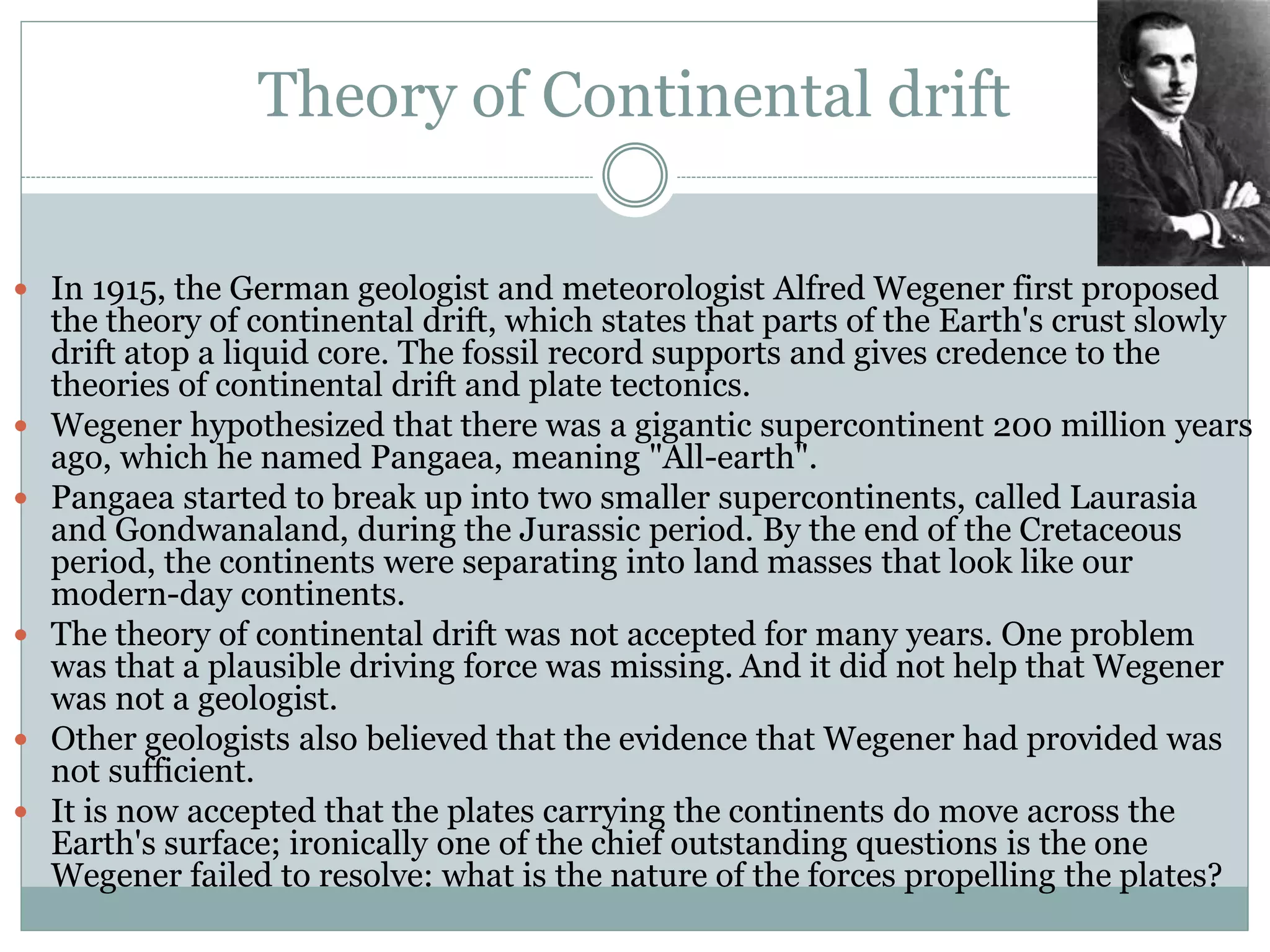 Continental drift | PPTX