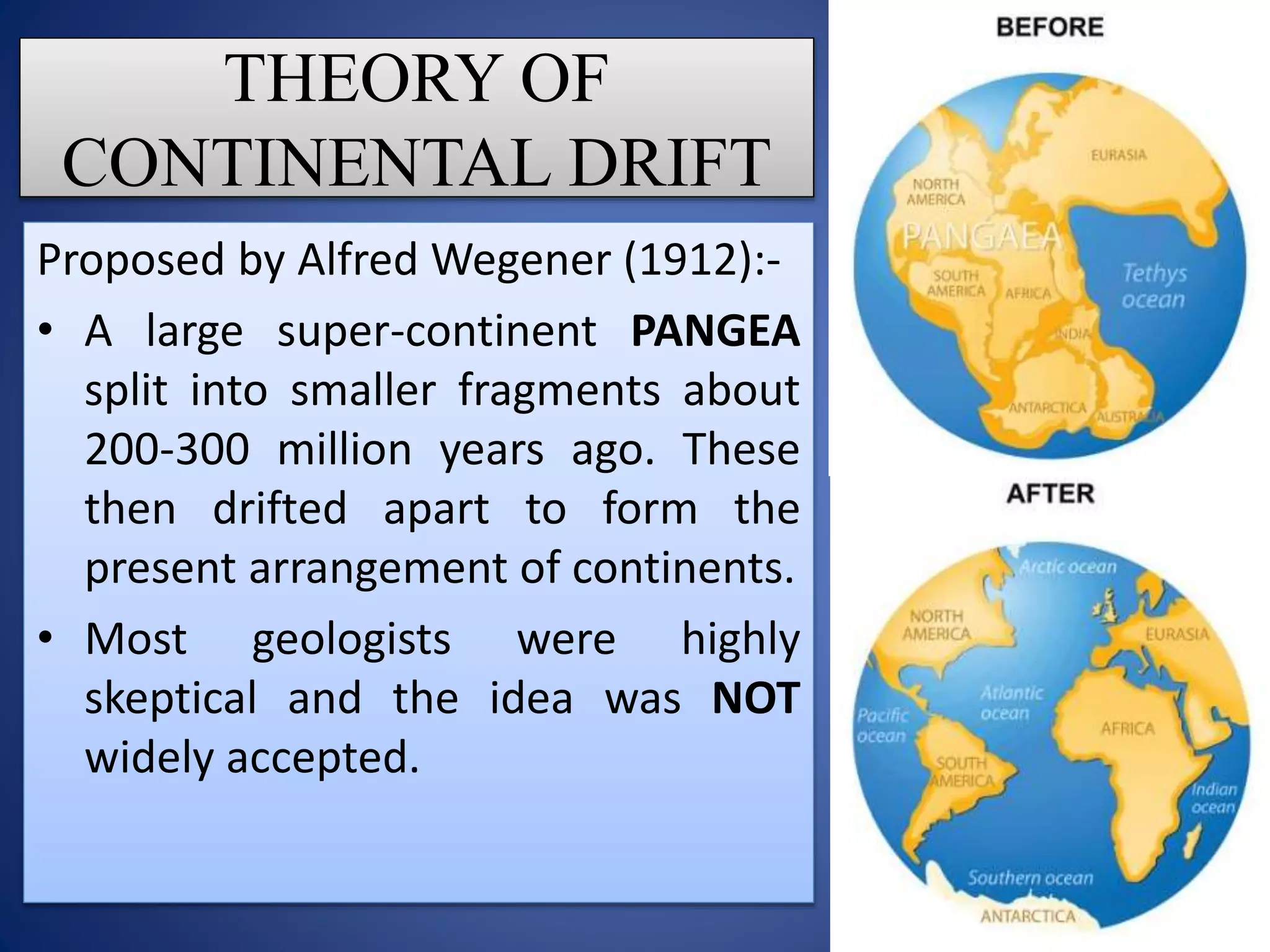 Continental Drift Theory by Rajkumar | PPTX