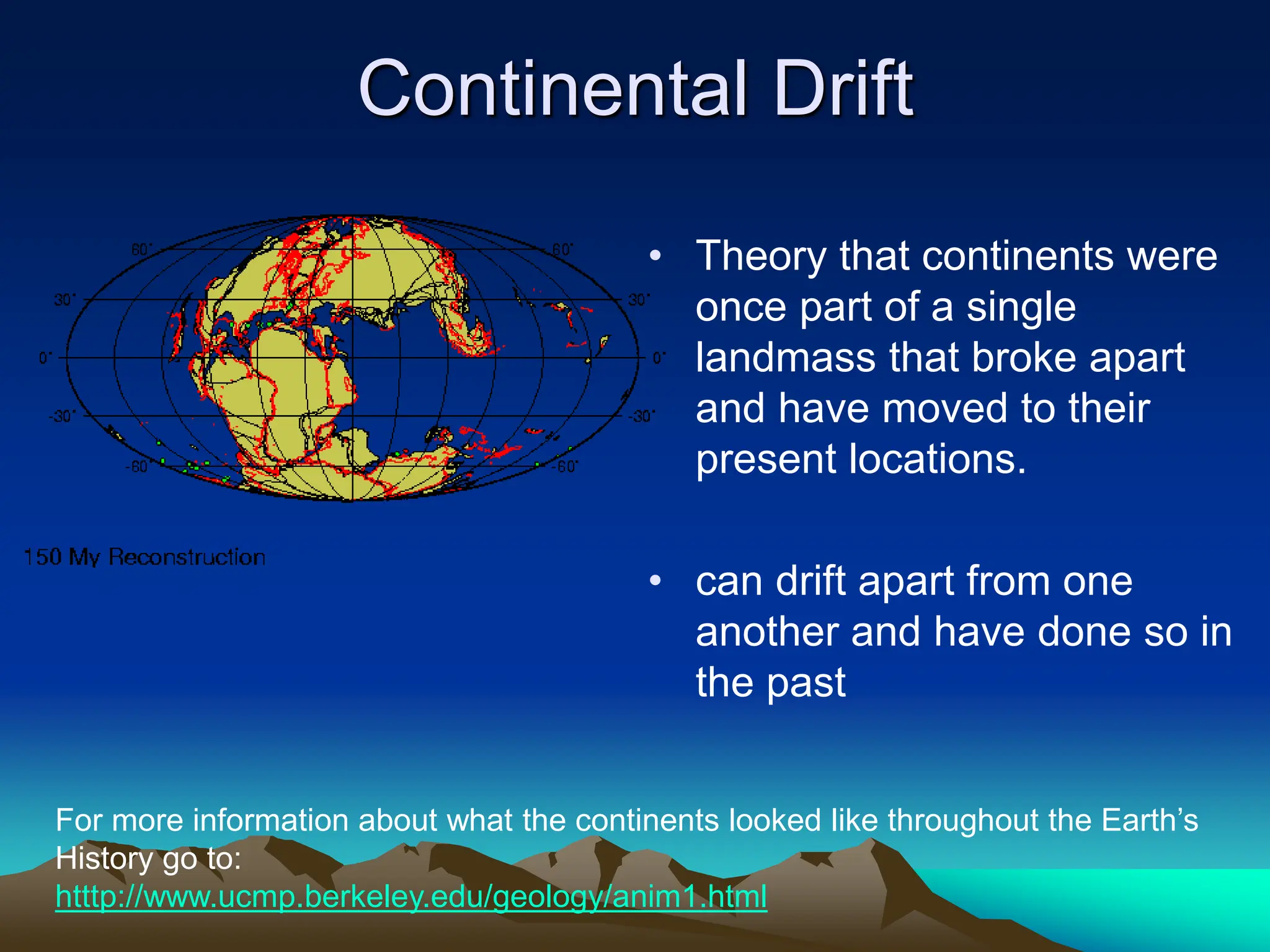 Continental drift theory by Alfred Wegener | PPT