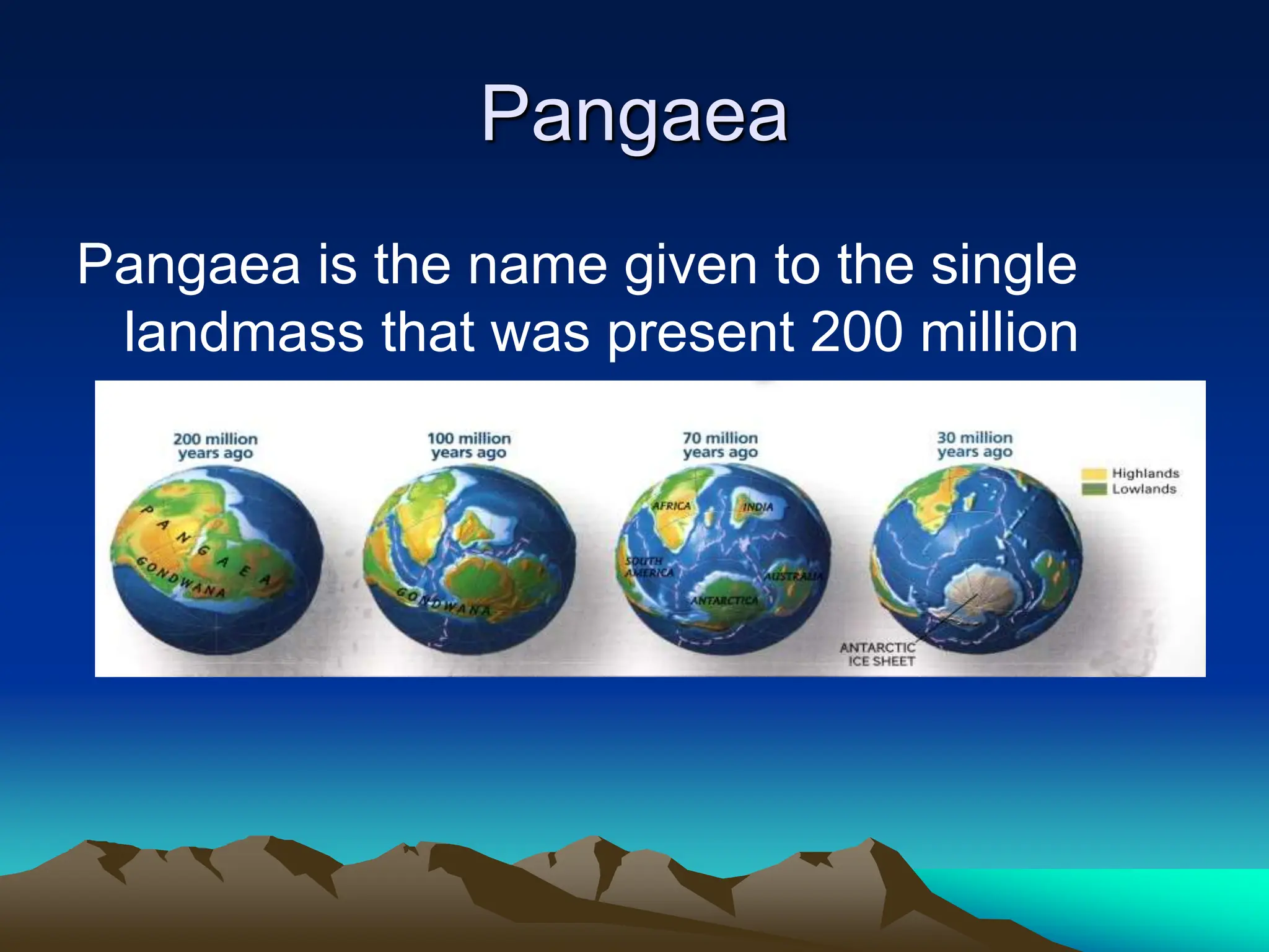 Continental drift theory by Alfred Wegener | PPT