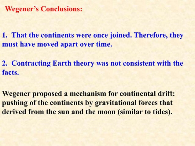 CONTINENTAL DRIFT THEORY PRESENTATION.ppt