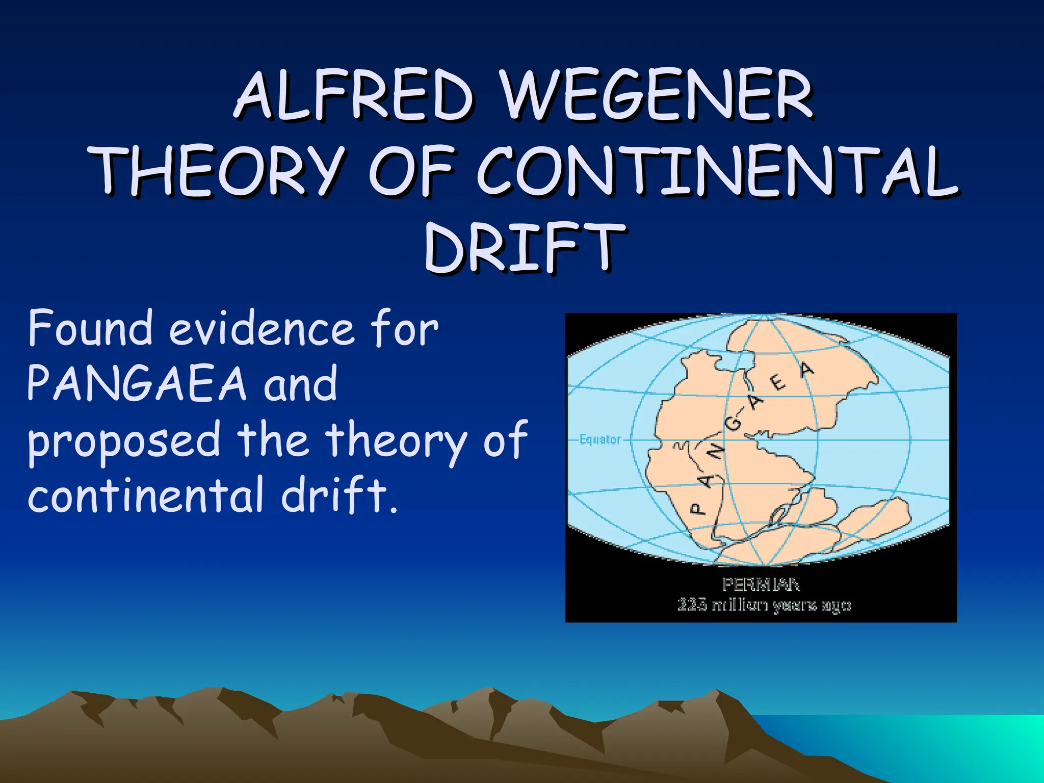 Continental drift lesson ppt presentation | PPT | Geography | Science