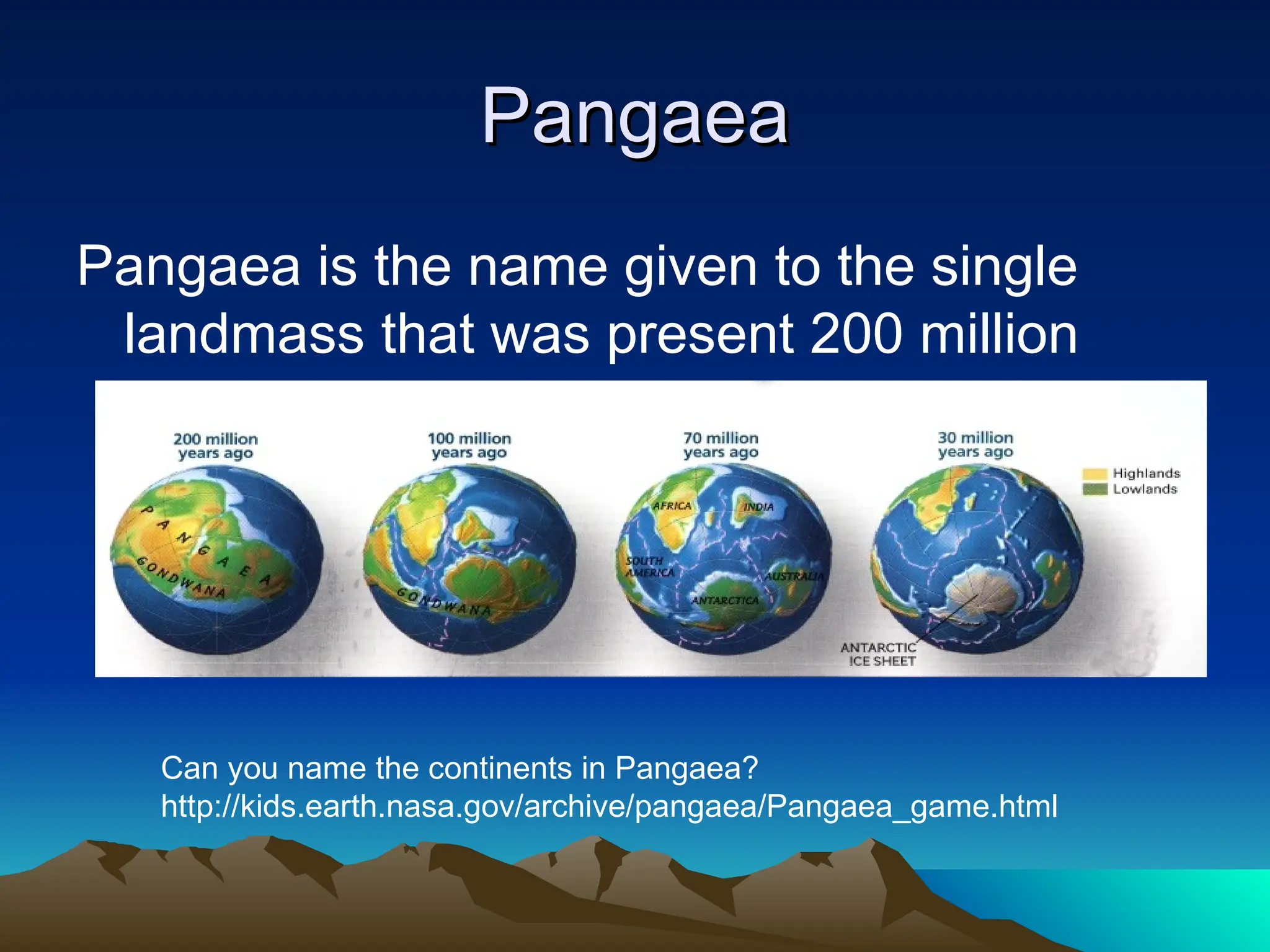 Continental drift lesson ppt presentation | PPT | Geography | Science