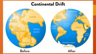 CONTINENTAL DRIFT, SEA FLOOR SPREADING.pptx