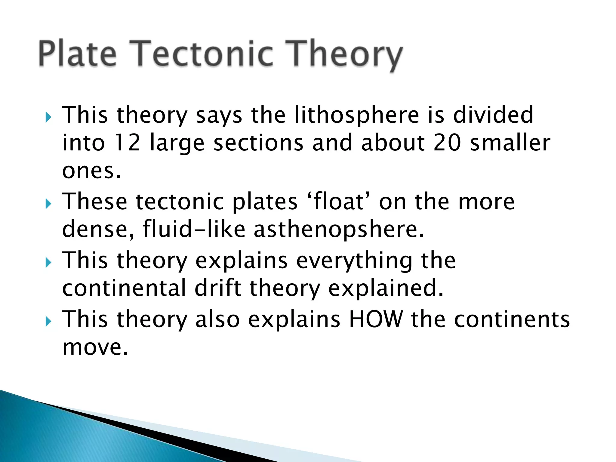 Continental drift and plate tectonics | PPTX