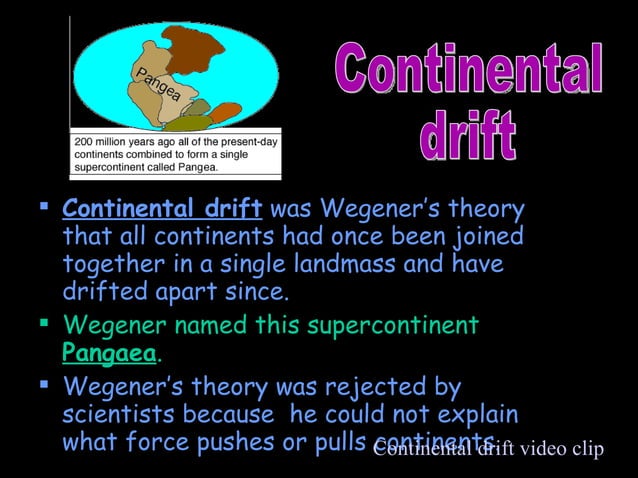 Continental Drift And Plate Tectonics Andie | PPT