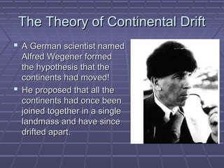 Continental drift notes | PPT