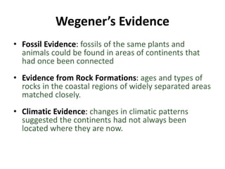 CONTINENTAL DRIFT HYPOTHESIS | PPSX