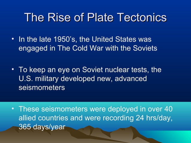 Continental Drift Plate Tectonics | PPT