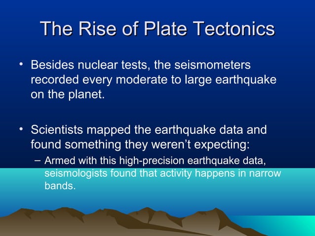 Continental Drift Plate Tectonics | PPT