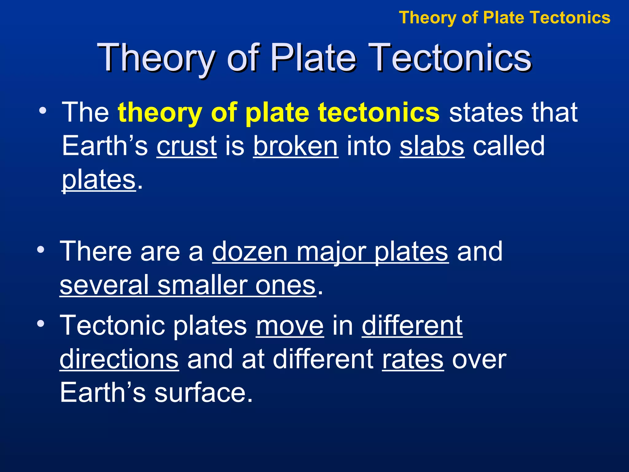 Notes: Continental Drift Plate Tectonics | PPT | Geography | Science