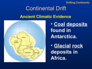 Notes: Continental Drift Plate Tectonics | PPT