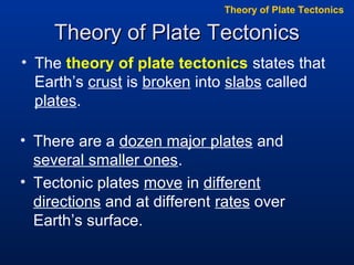 Notes: Continental Drift Plate Tectonics | PPT