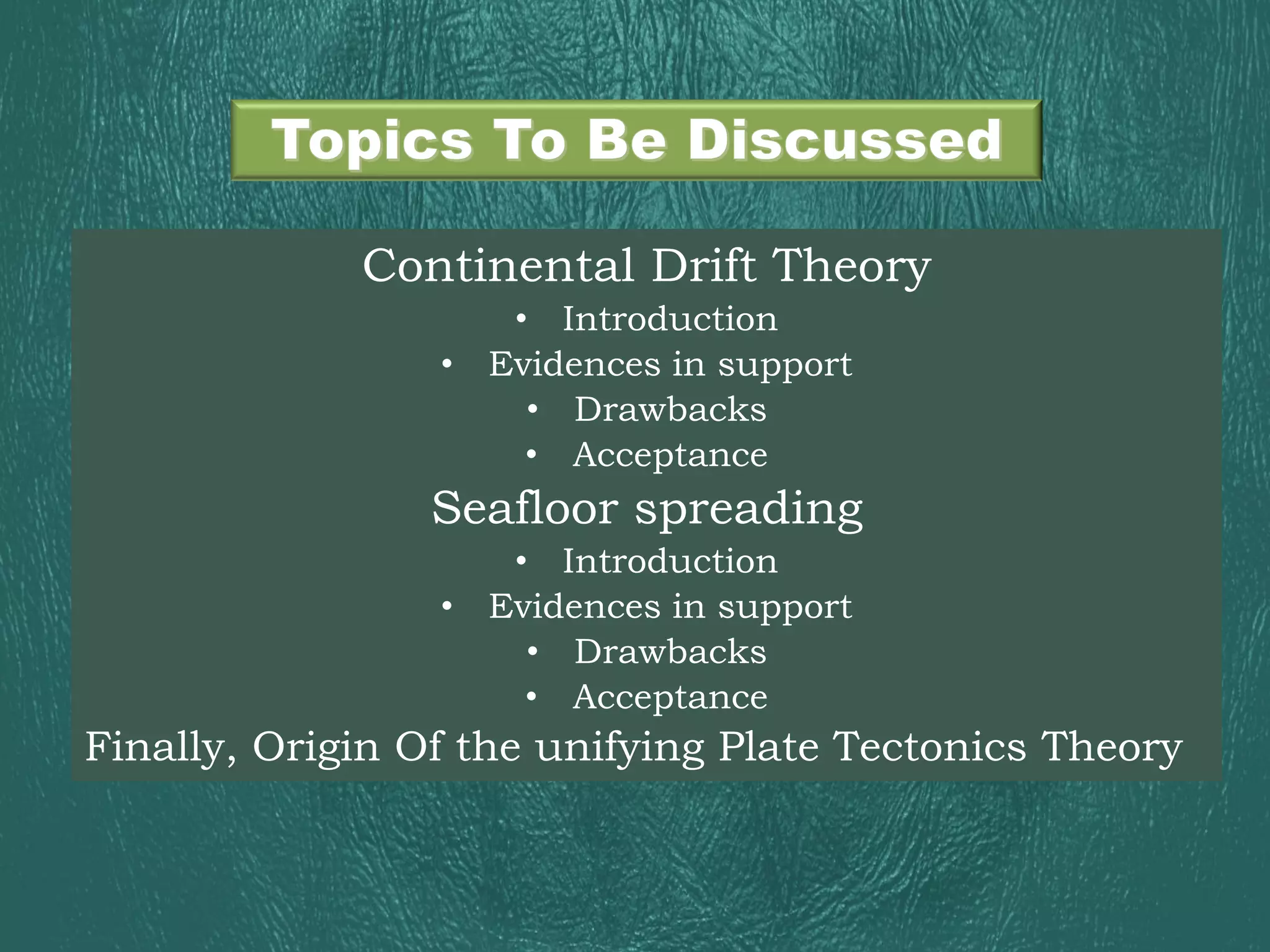 Continental drift &and sea floor spreading | PDF