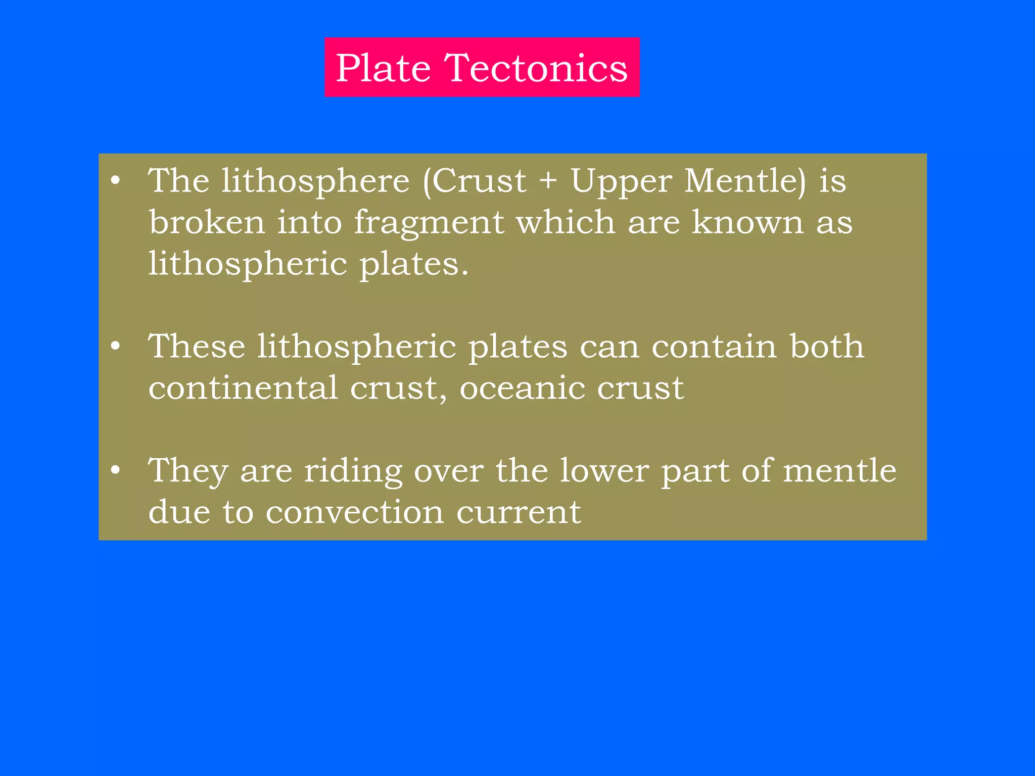 Continental drift &and sea floor spreading | PDF