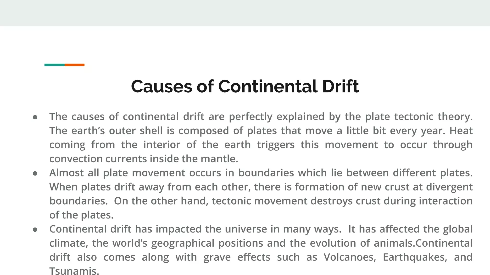 Continental Drift Theory | PPTX