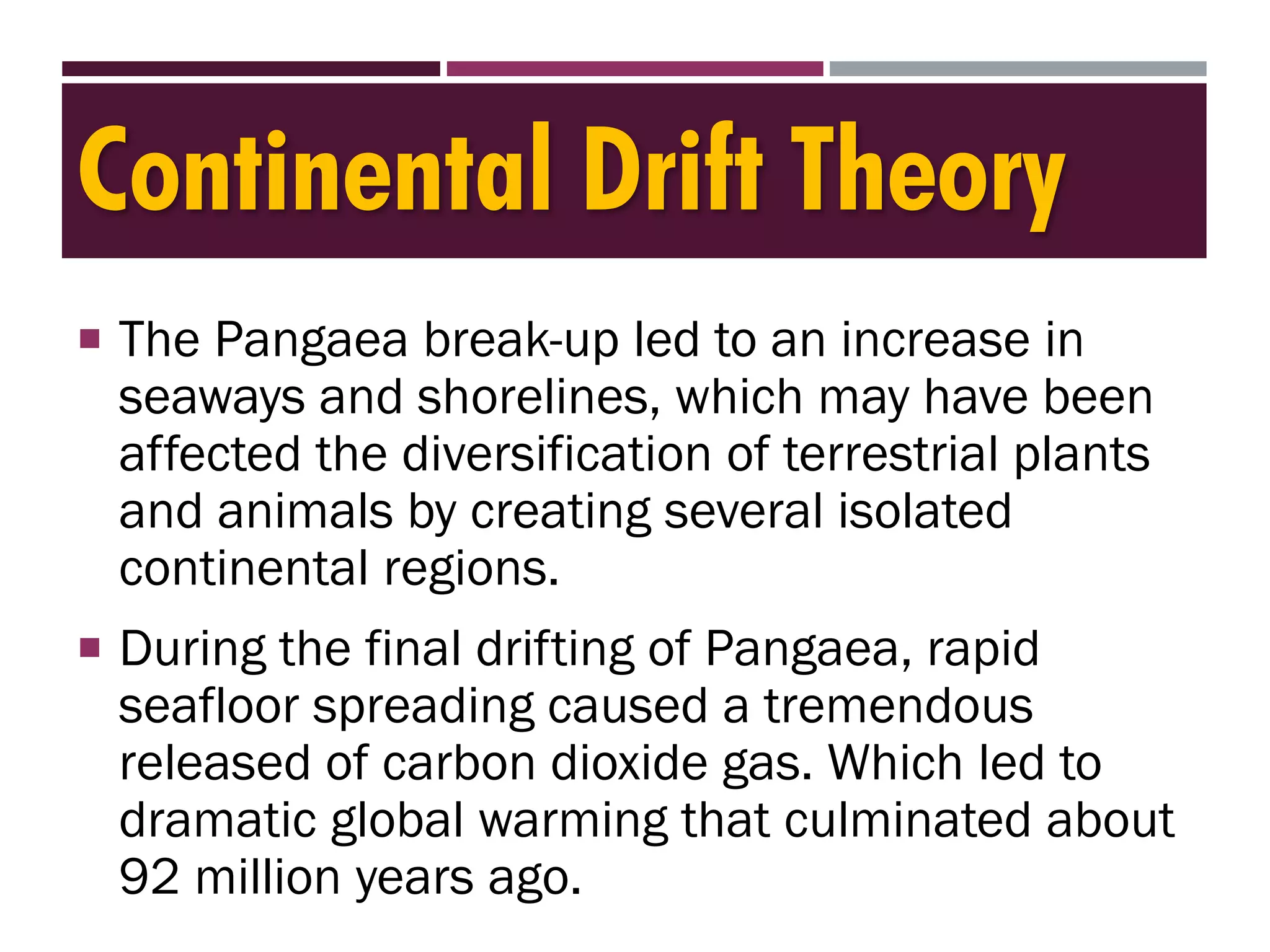 Continental Drift Theory | PDF