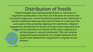 EVIDENCES OF CONTINENTAL DRIFT THEORY.pptx