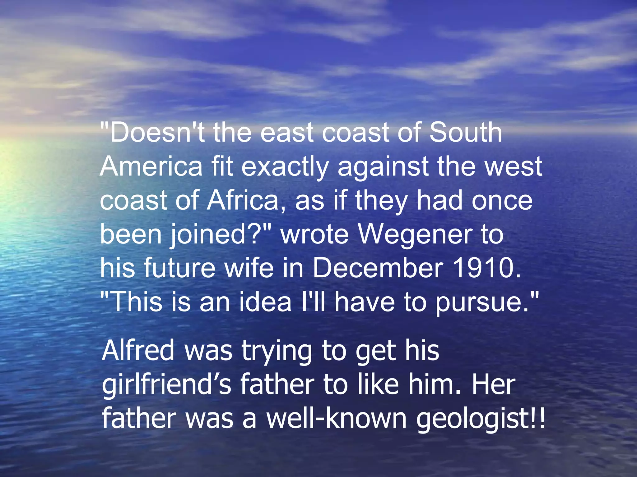 Continental Drift Theory1 | PPT