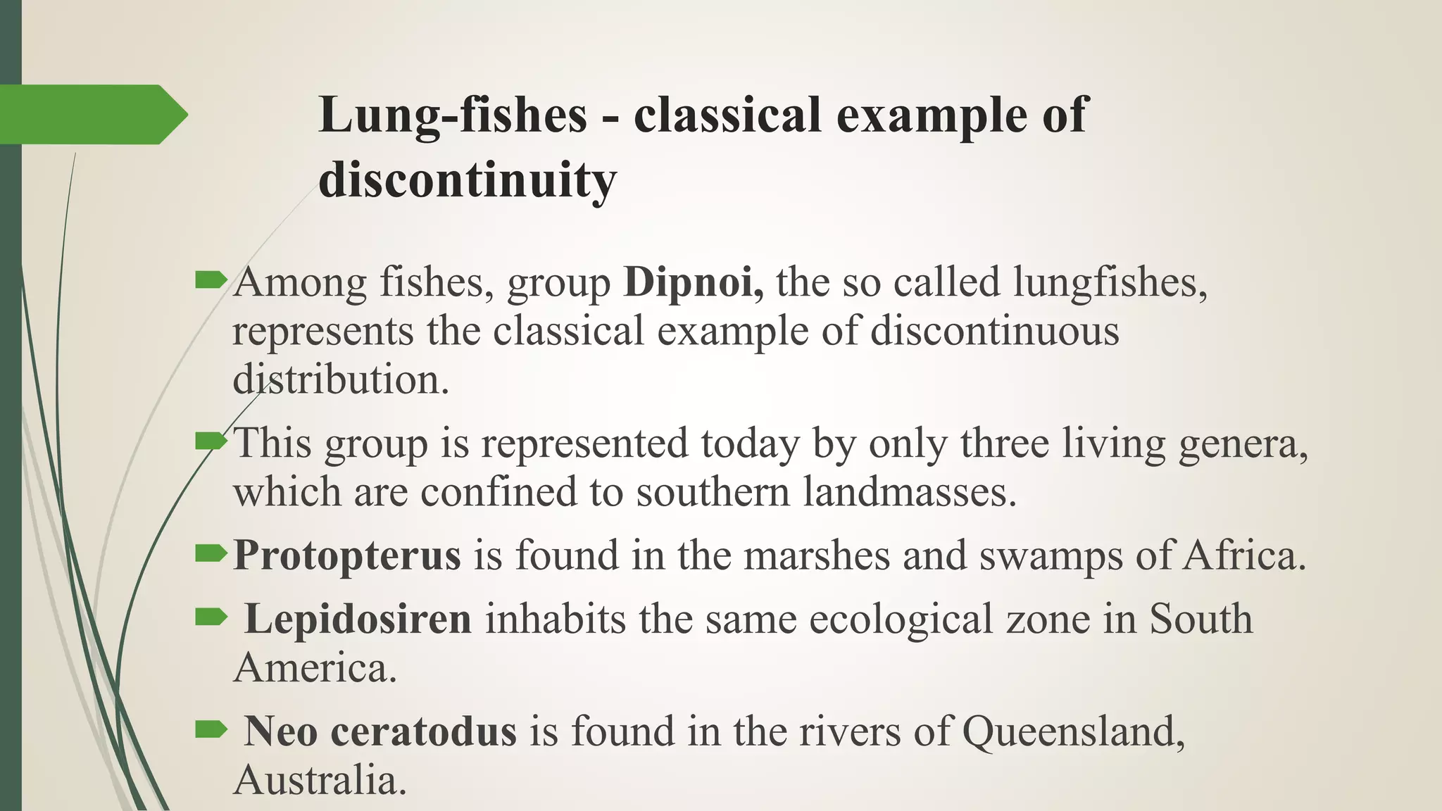 CONTINENTAL DRIFT THEORY AND DISCONTINUOUS DISTRIBUTION.pptx