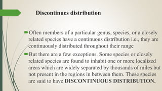 CONTINENTAL DRIFT THEORY AND DISCONTINUOUS DISTRIBUTION.pptx
