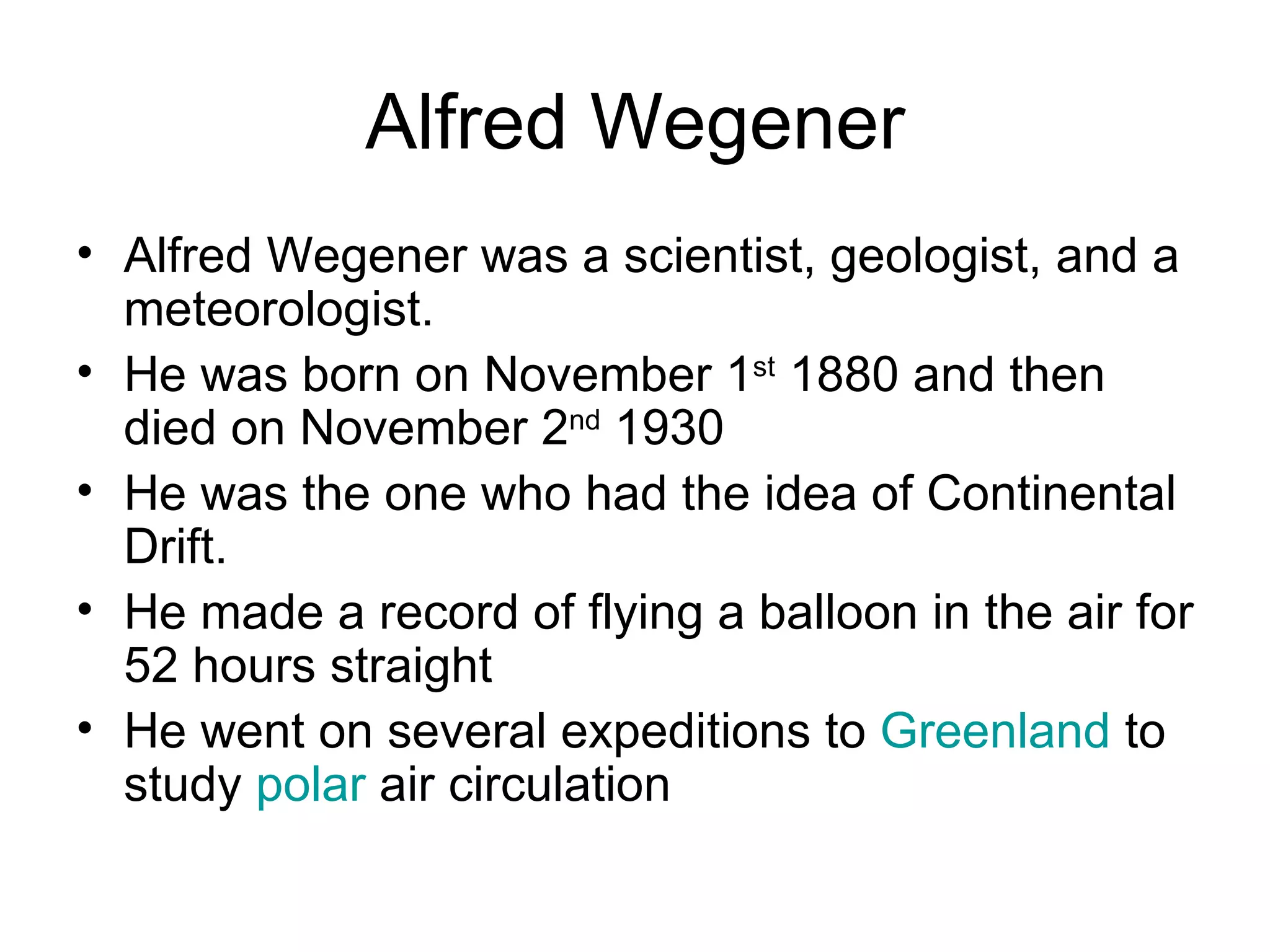 Continental Drift Theory | PPT