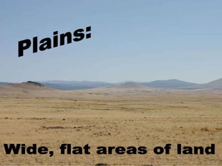 Continental landforms | PPT