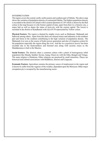 DEMOGRAPHIC PROFILE OF CONTINENTAL ODISHA | PDF