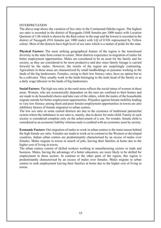 DEMOGRAPHIC PROFILE OF CONTINENTAL ODISHA | PDF