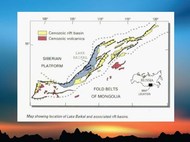 Continental rifts of the world