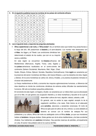 Continente africano | PDF
