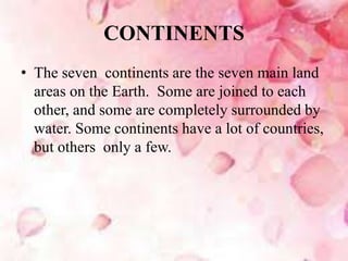 Continents | PPTX