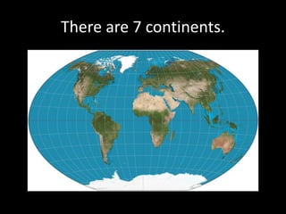 Map Of The 7 Continents And Oceans 4D6