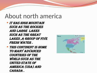 PowerPoint on the topic continents. | PPTX