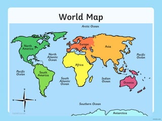 Continents-and-oceans-Presentation.pdfकॉन्टिनेंट्स | PDF