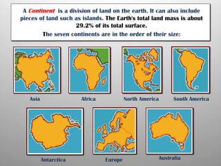 Continents and oceans | PDF