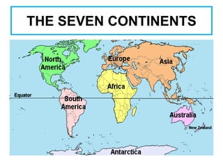 Continents, countries and nationalities | PPT