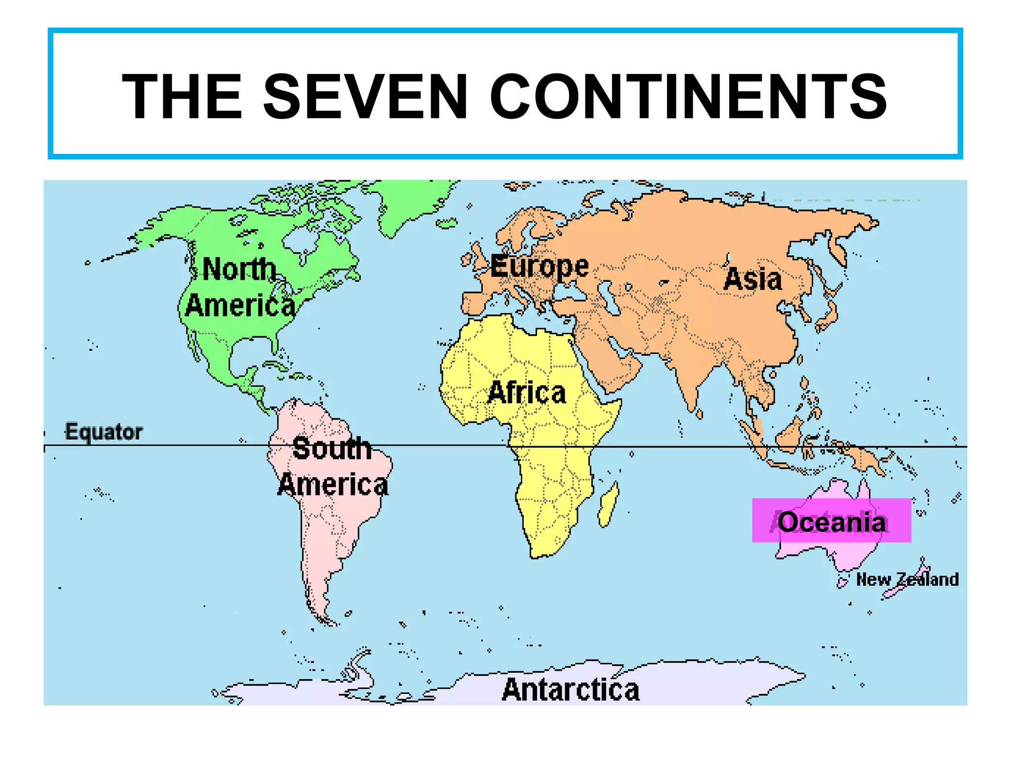 Continents, countries and nationalities | PPT