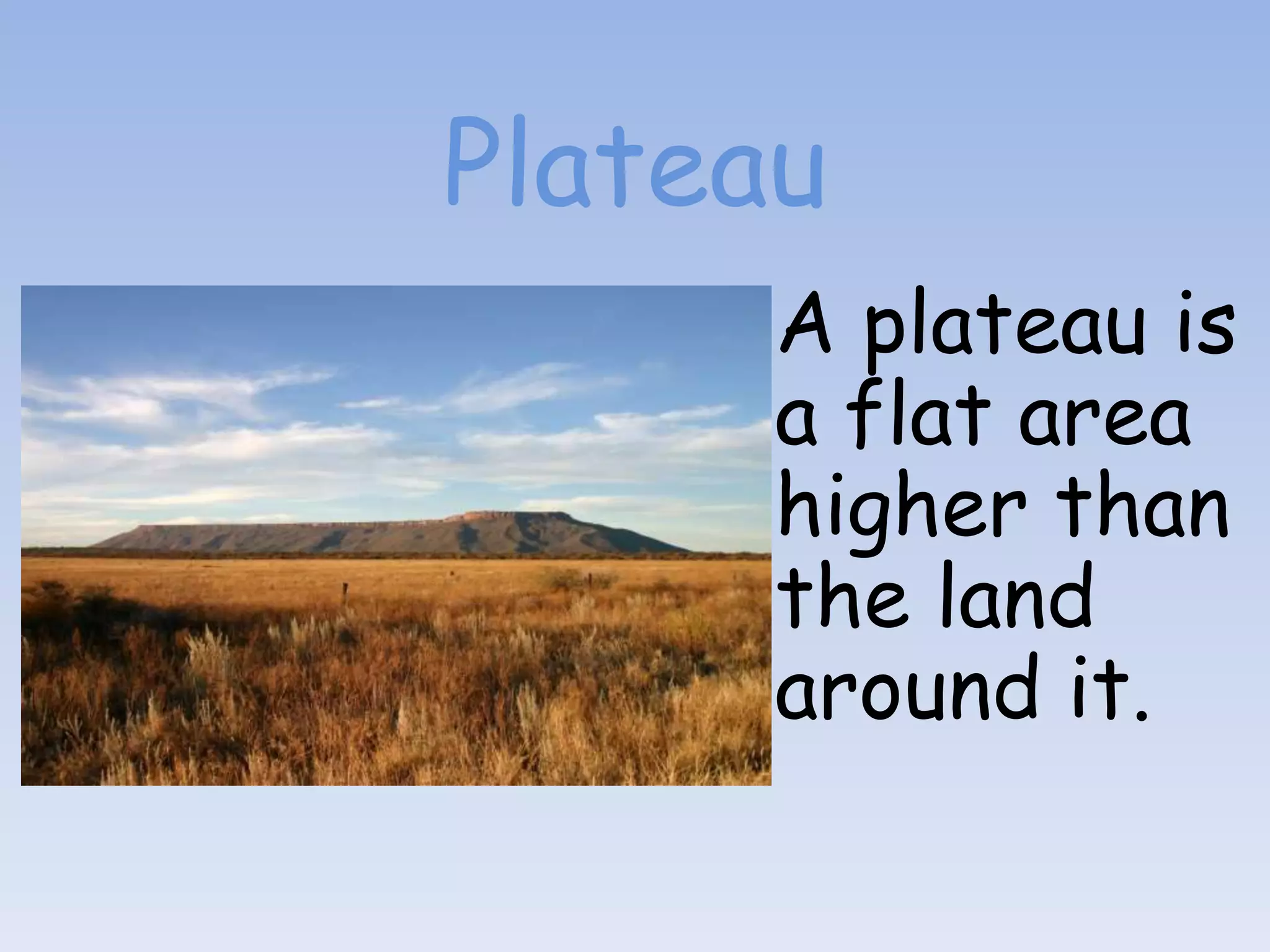 Continents oceans & landforms | PPTX