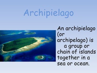 Continents oceans & landforms | PPTX