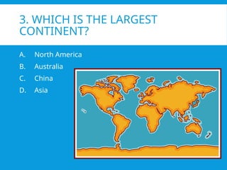 Continents of the world, Continents of the world.ppt