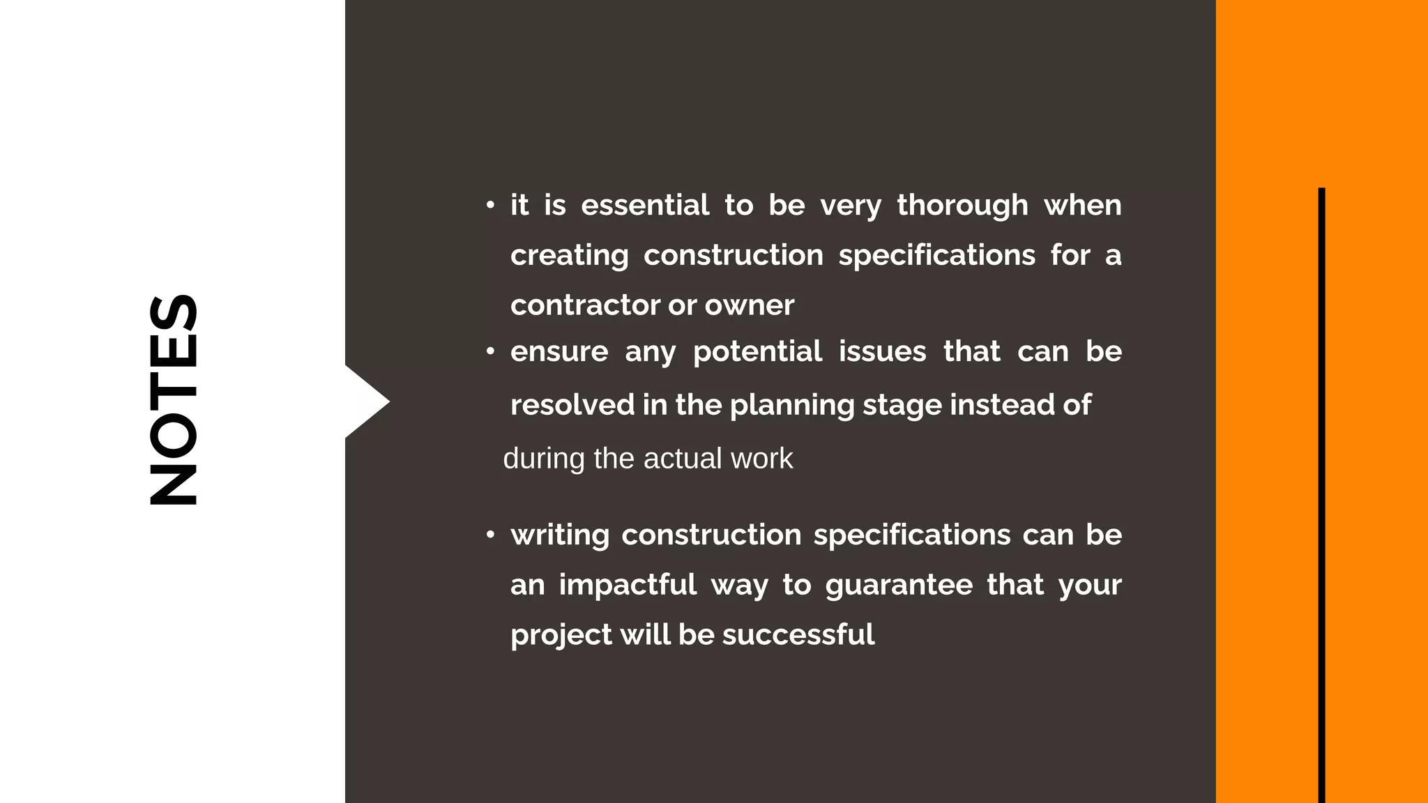CONSTRUCTION SPECIFICATION & EARTHWORKS | PPTX