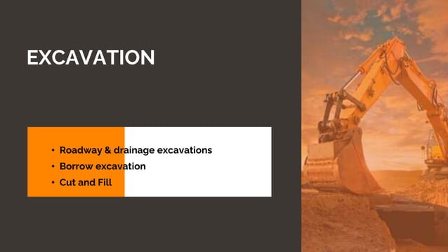 CONSTRUCTION SPECIFICATION & EARTHWORKS | PPTX