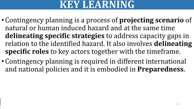 Contingency-Planning-for-Basic-Education.pptx | Business | Business and Finance