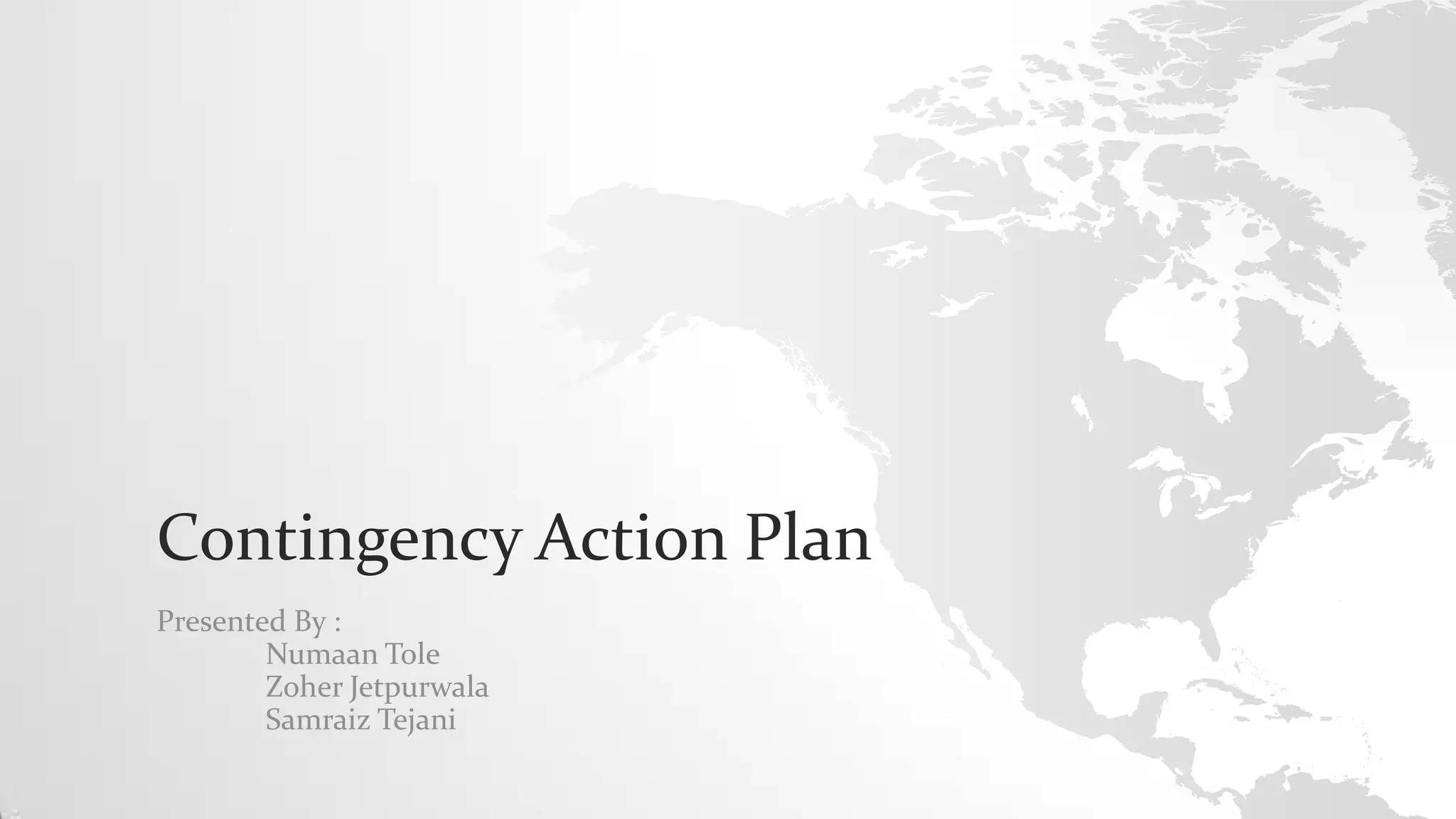 Contingency action plan in disaster managment | PPTX