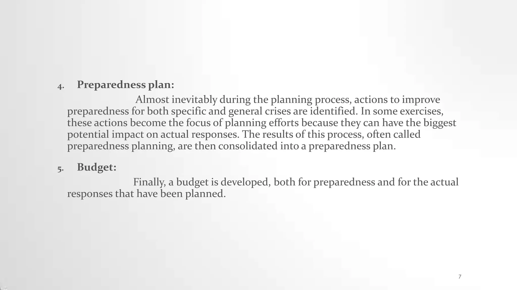 Contingency action plan in disaster managment | PPTX