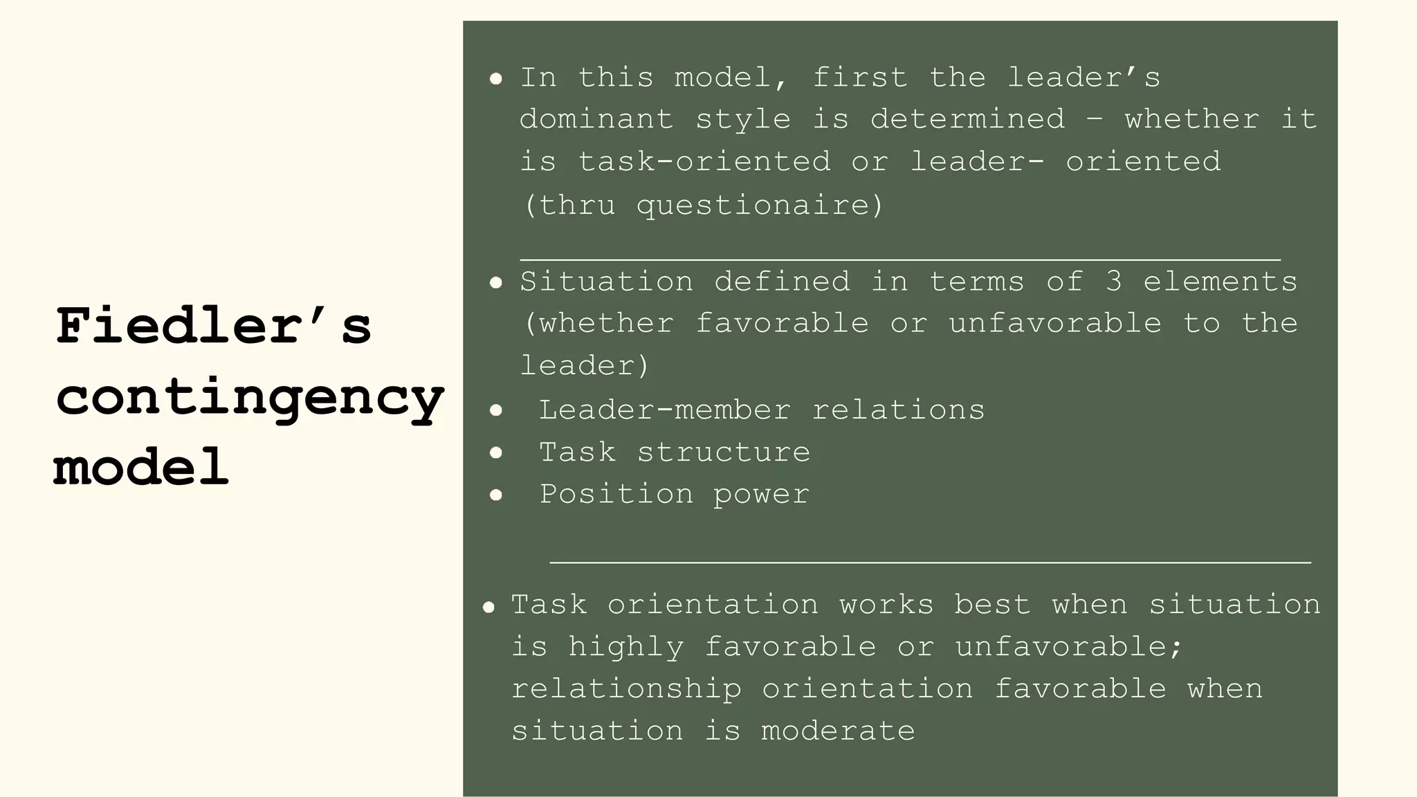 Contingency approach to management | PPT Contingency approach to management | PPT